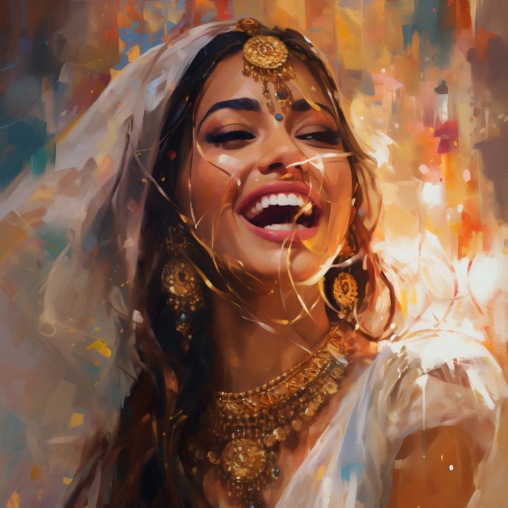 India Art Series - Bride 03 - Csaba_Fikker - Digital Art & AI, Ethnic, Cultural, & Tribal, Asian ...