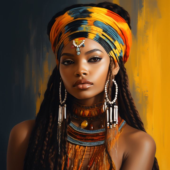 Women of Africa - Csaba_Fikker - Paintings & Prints, Ethnic, Cultural ...