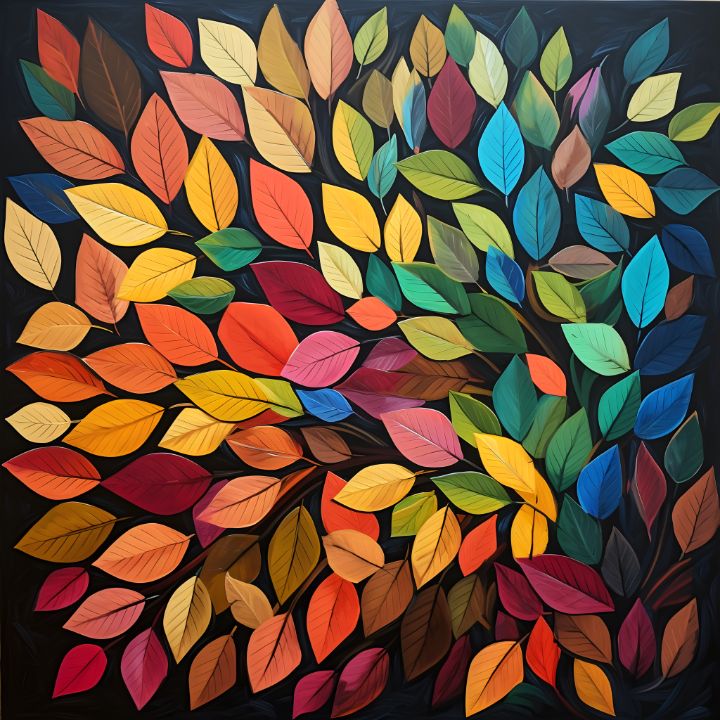 Fall Abstracts Collection - Csaba_Fikker - Paintings & Prints, Abstract ...