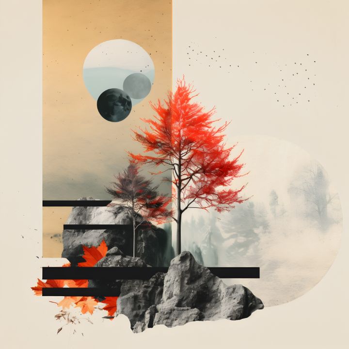 Fall Abstracts Collection - Csaba_Fikker - Paintings & Prints, Abstract ...