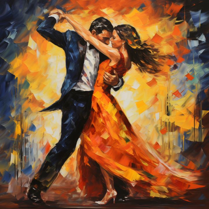 Dance - Tango - Collection - Csaba_Fikker - Paintings & Prints, People ...
