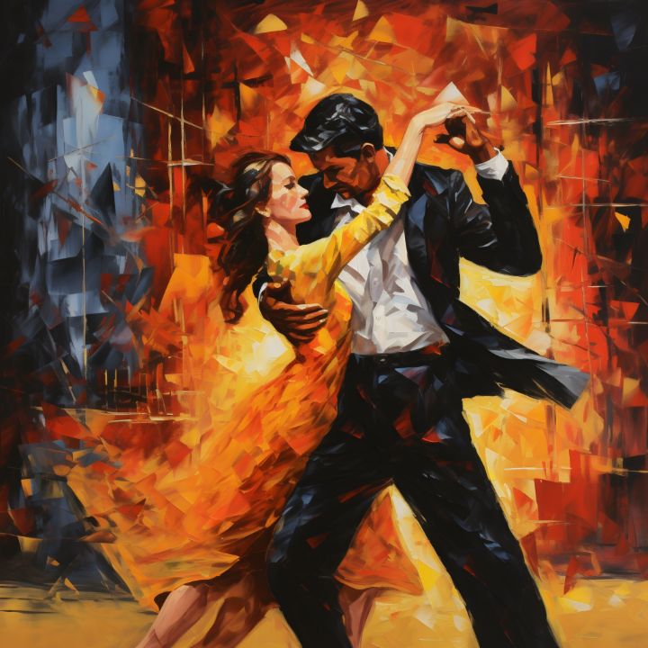 Dance - Tango - Collection - Csaba_Fikker - Paintings & Prints, People ...