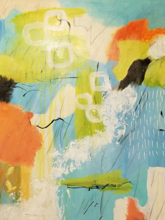 Summer Days - Deborah Cox Art - Paintings & Prints, Abstract, Color ...