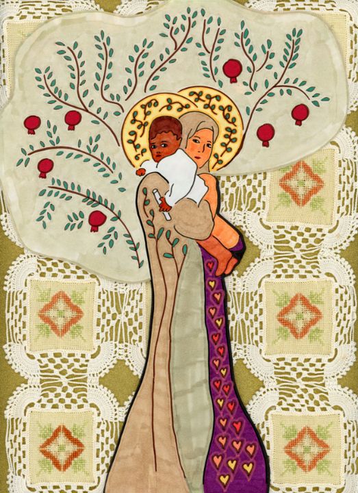 Mother and Child - Penelope Eleni - Drawings & Illustration, Religion ...