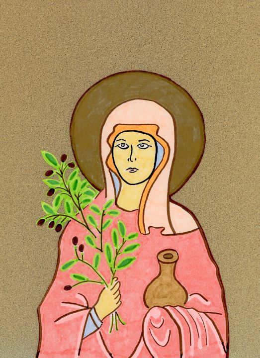 St. Anastasia - Penelope Eleni - Drawings & Illustration, Religion ...