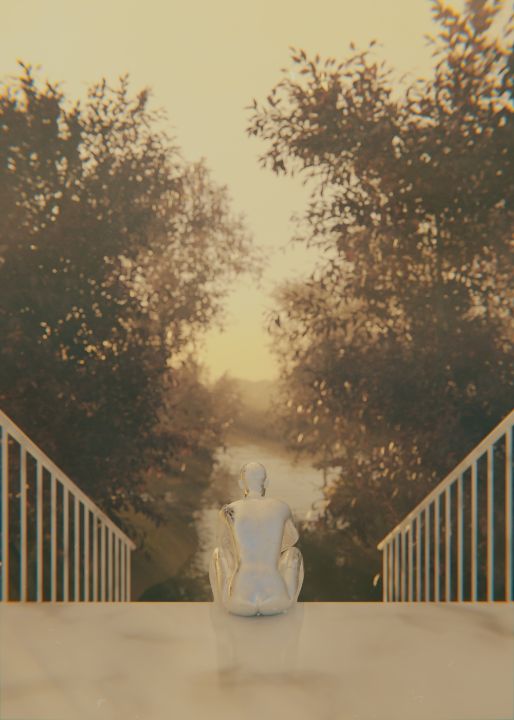 Backyard Alone 3D Surrealism Render - Rizky Art - Digital Art & AI ...