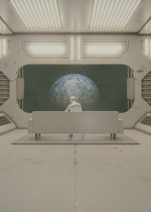 Space 3D Surrealism Render Artwork - Rizky Art - Digital Art & AI ...