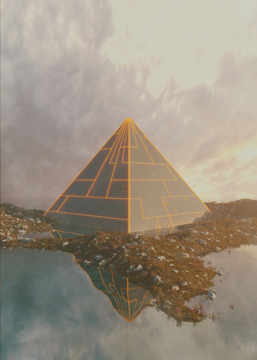Pyramids 3D Surrealism Render Art - Rizky Art - Digital Art & AI ...
