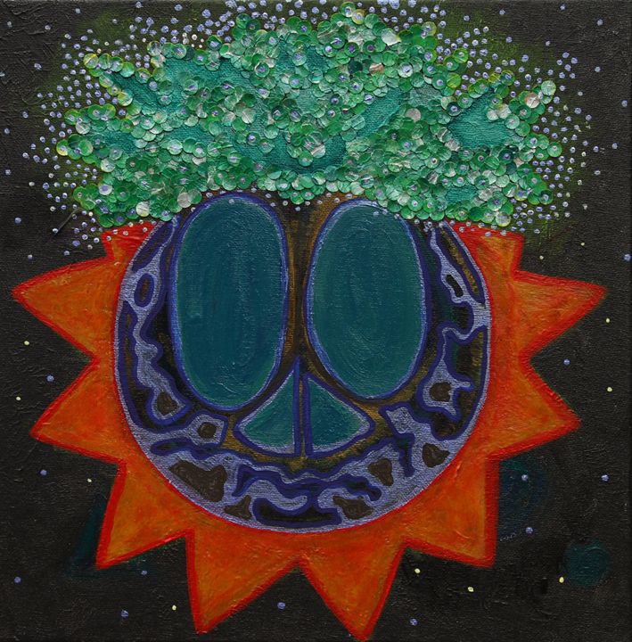 Space Tree - Nature Pop - Paintings & Prints, Landscapes & Nature ...