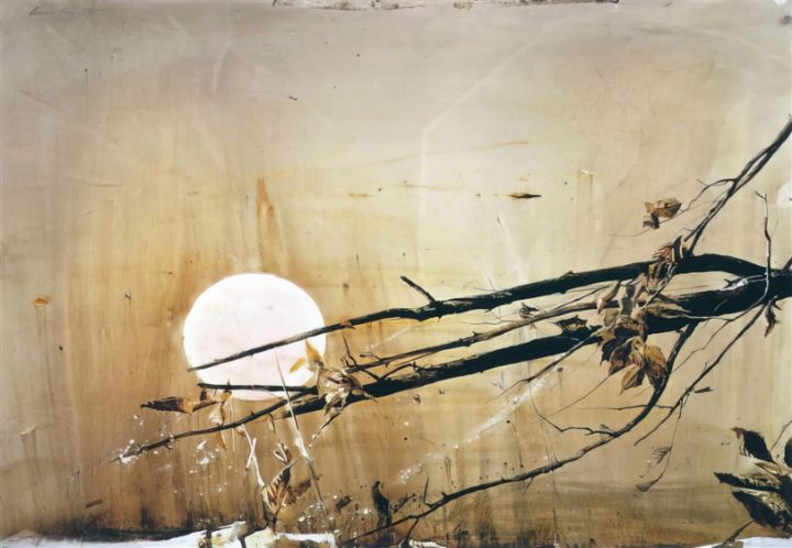 FULL MOON 1980 - Andrew Wyeth - Paintings & Prints, Landscapes & Nature ...