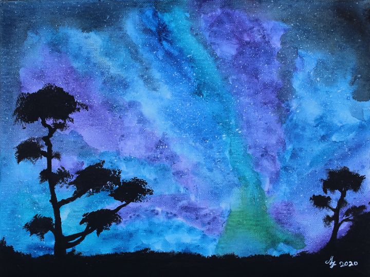 Phaze Art - Paintings & Prints, Landscapes & Nature, Skyscapes, Night Sky - ArtPal