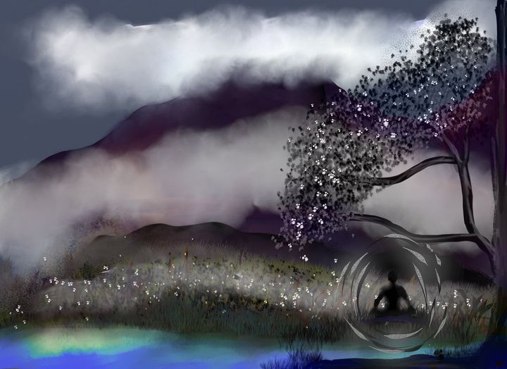 Cloud Tree - Chillax Art - Digital Art, Landscapes & Nature, Mountains ...