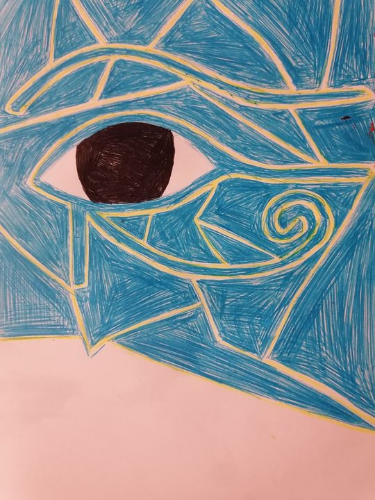 The eye of ancient egypt - Robyn Wheeler - Drawings & Illustration ...