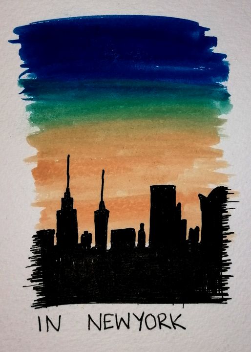 Concrete jungle - Robyn Wheeler - Paintings & Prints, Buildings ...