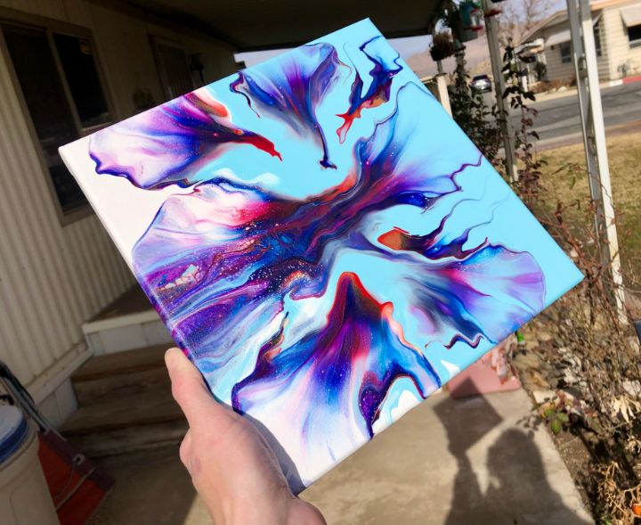 Beautiful bliss fluid Art painting - Haileyscoloredartistry - Paintings ...