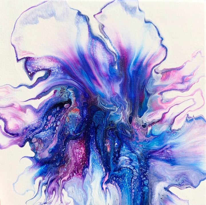 Colorful chaos, fluid Art painting - Haileyscoloredartistry - Paintings ...