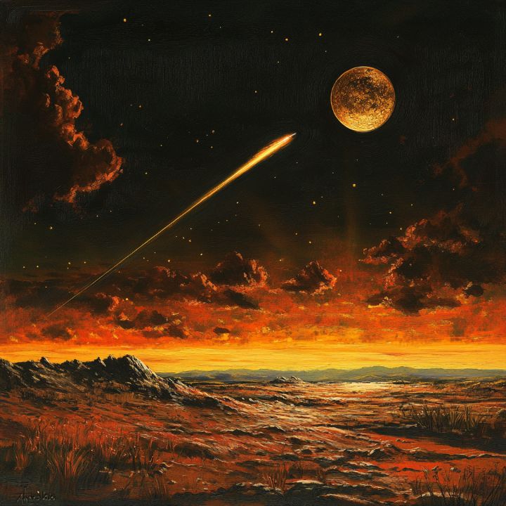 Comet - Big Sketch - Digital Art & AI, Astronomy & Space, Comets ...