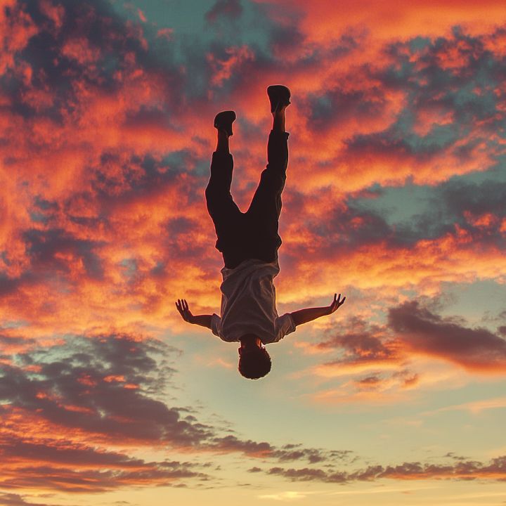 Falling Backwards - Big Sketch - Digital Art & AI, Fantasy & Mythology ...