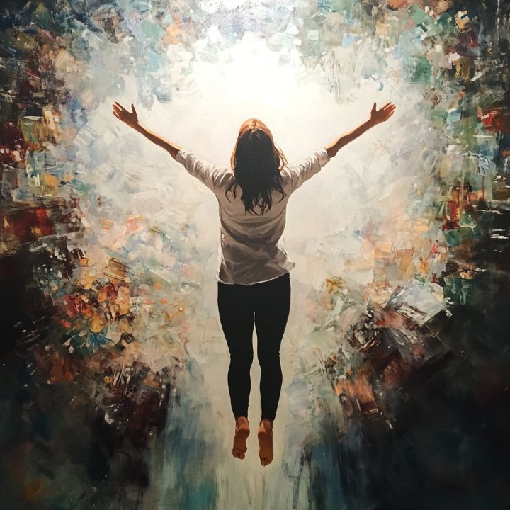 Rejoice - Big Sketch - Digital Art & AI, Abstract, Movement - ArtPal