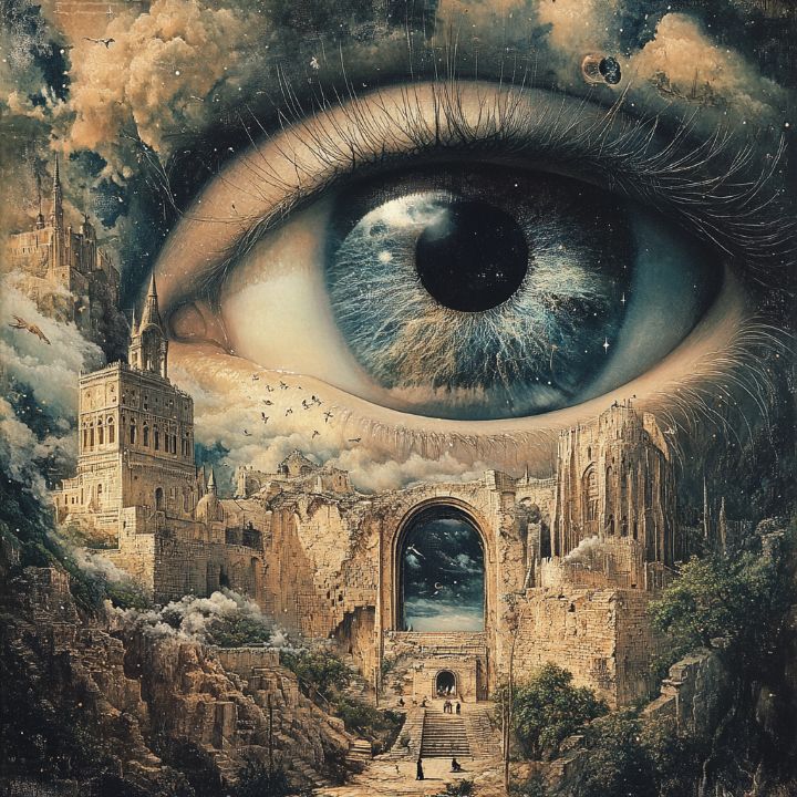 Perception - Big Sketch - Digital Art & AI, Abstract, Landscape - ArtPal