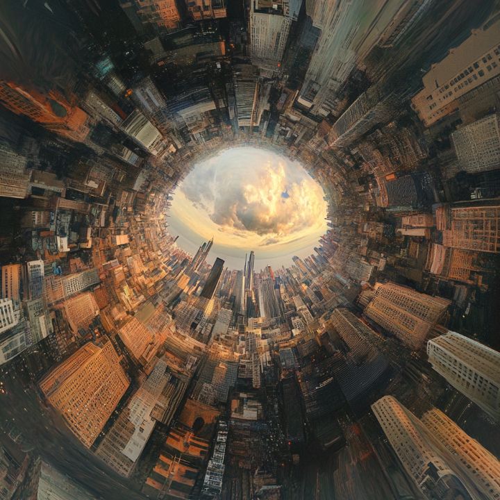 Sky High - Big Sketch - Digital Art & AI, Buildings & Architecture ...