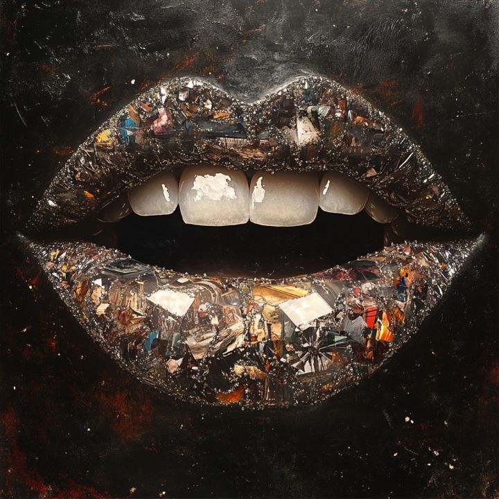 Night - Big Sketch - Digital Art & AI, Abstract, Figurative - ArtPal