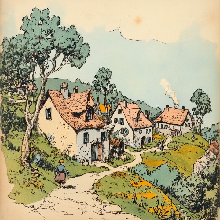 Fairytale - Big Sketch - Digital Art & AI, Landscapes & Nature ...