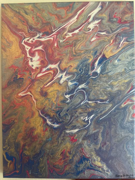 The Battle Within - BB'S_RUNAWAY_ART - Paintings & Prints, Abstract ...