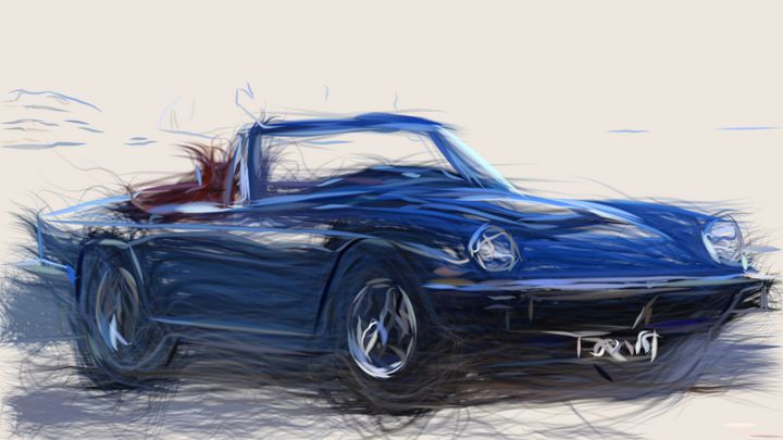 1963 Maserati Mistral Spyder ID 242 - CarsToon - Digital Art & AI ...