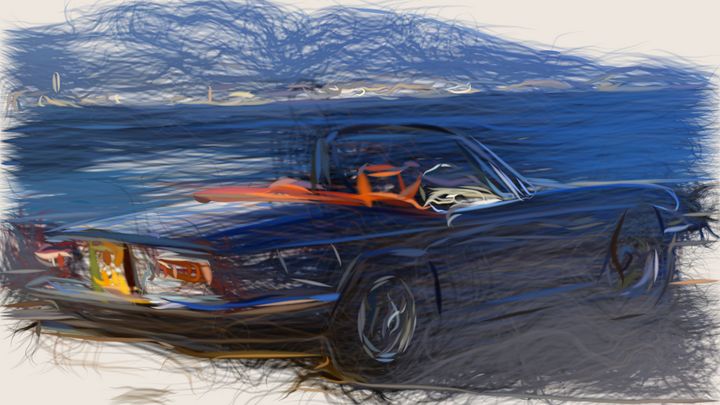 1963 Maserati Mistral Spyder ID 243 - CarsToon - Digital Art & AI ...