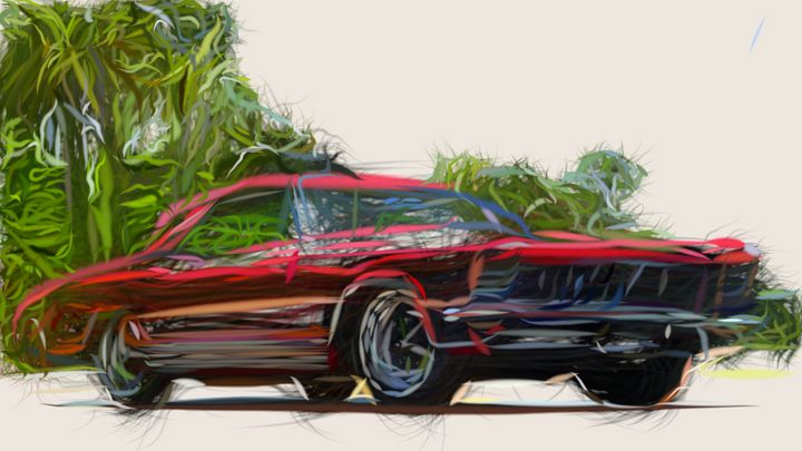 1965 Buick Riviera GS ID 313 - CarsToon - Digital Art & AI, Vehicles ...