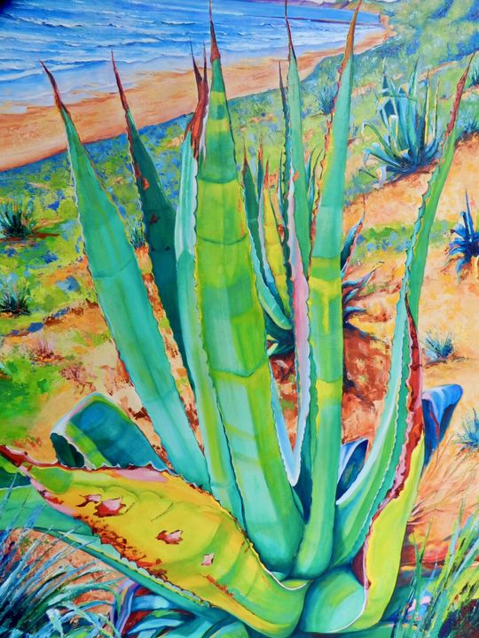 Fuentebravía - Maite Rodriguez - Paintings & Prints, Flowers, Plants ...