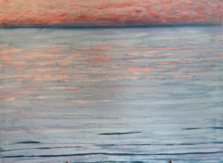 Ocean rockport sunset 4 - acrylic_art_by_ray_perez - Paintings & Prints ...