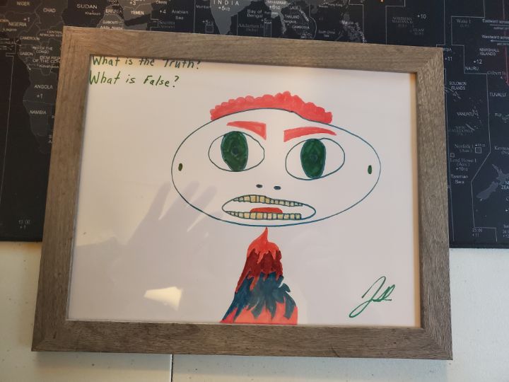 True or false - Jake - Paintings & Prints, Abstract, Figurative - ArtPal