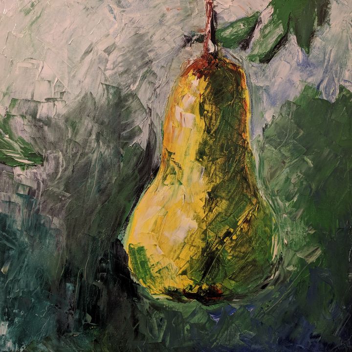 Abstract Pear - ELS - Paintings & Prints, Food & Beverage, Fruit, Pears ...