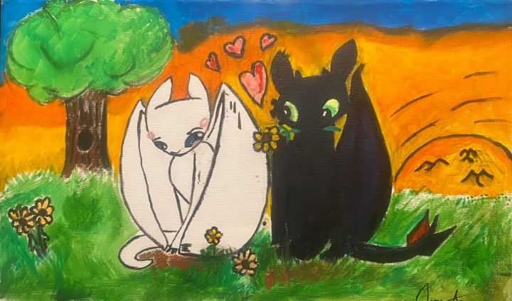Toothless and his girl - Paintings - Paintings & Prints, Entertainment ...