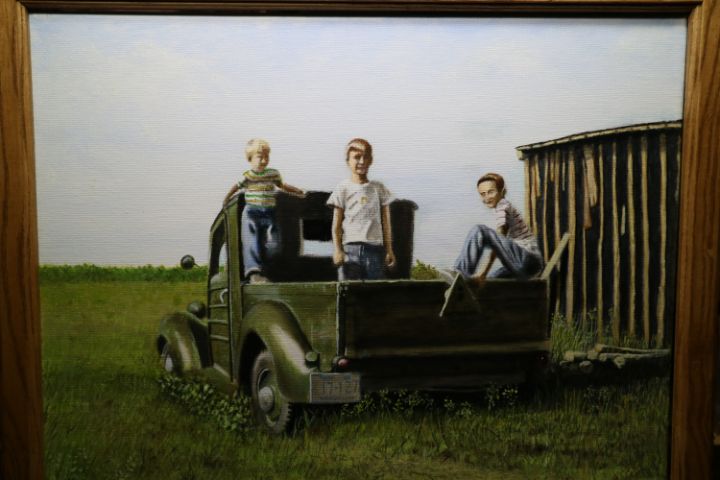 Boy's on the Farm. - Paul McCall - Paintings & Prints, People & Figures ...