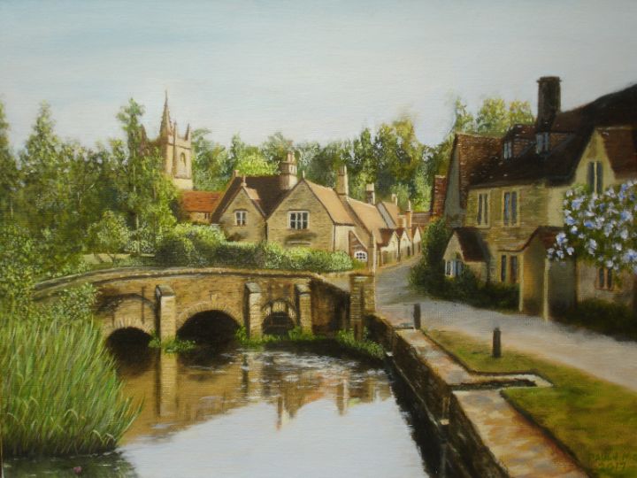 English Village - Paul McCall - Paintings & Prints, Landscapes & Nature ...