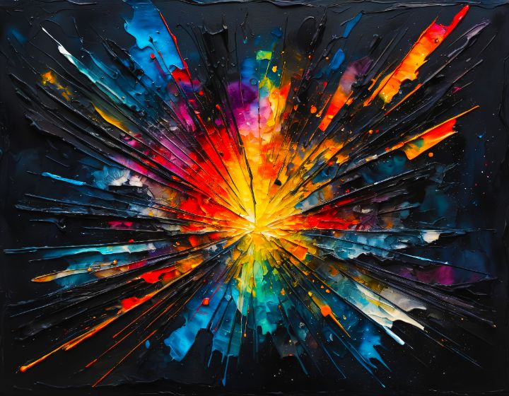Color Explosion Abstract Painting 01 - PixelPunny - Digital Art & AI ...