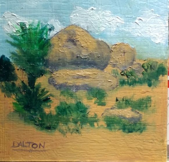 Rocky Desert - Arts Alive Studio - Paintings & Prints, Landscapes ...