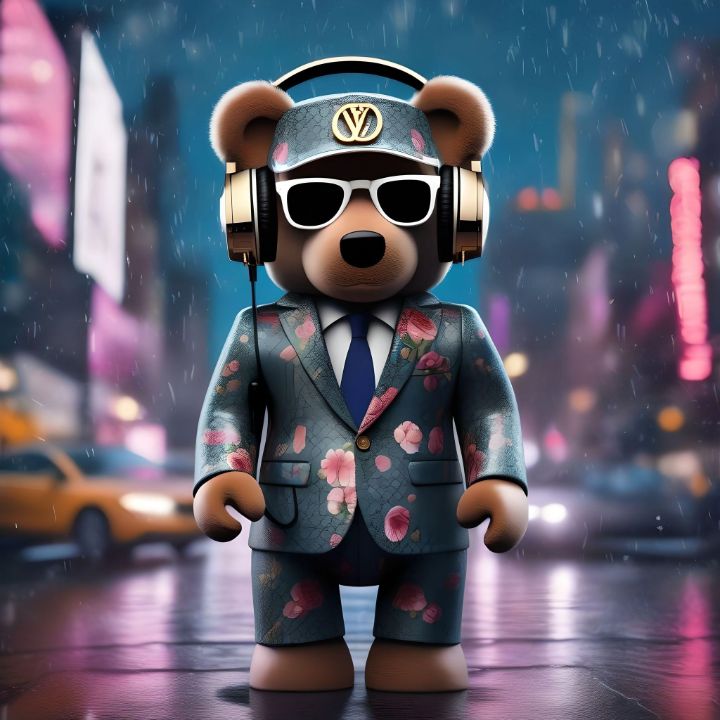bear brix - Machnolga - Digital Art & AI, Animals, Birds, & Fish, Bears ...