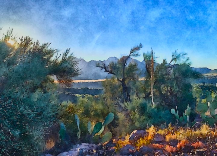 at sunrise - Art By Jennifer Thomas Spettigue - Paintings & Prints ...