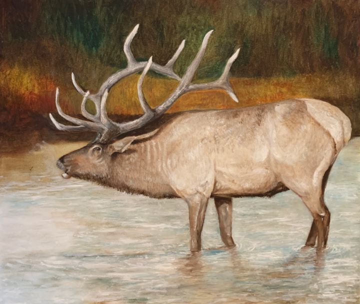 Misty river song - Art By Jennifer Thomas Spettigue - Paintings ...