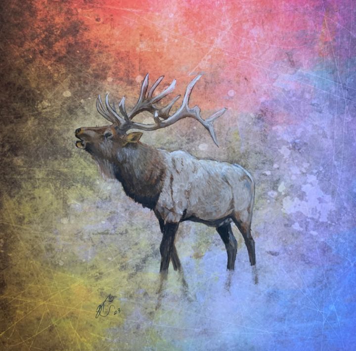 Majestic Radiance - Art By Jennifer Thomas Spettigue - Paintings ...