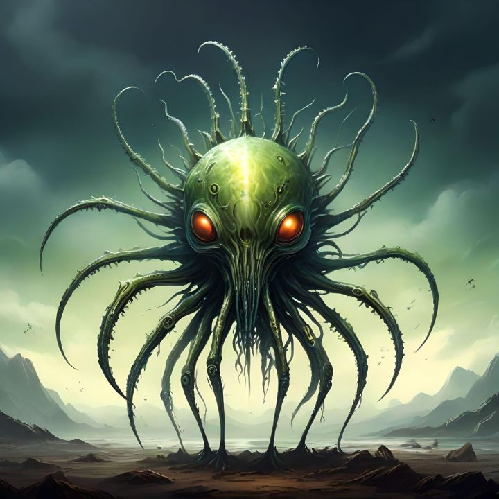 Alien swamp beast - Art By Jennifer Thomas Spettigue - Digital Art & AI ...