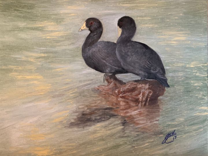 Two Ole Coots - Art By Jennifer Thomas Spettigue - Paintings & Prints ...