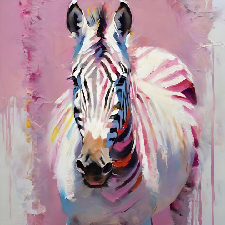 Zebra kins - Art By Jennifer Thomas Spettigue - Paintings & Prints ...