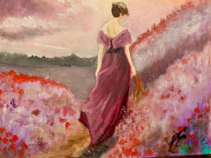 Taking a Walk - Art By Jennifer Thomas Spettigue - Paintings & Prints ...