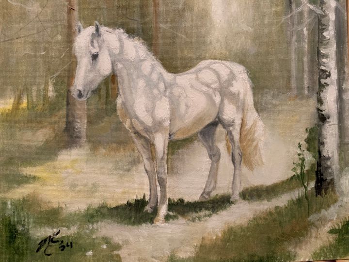 My Pony - Art By Jennifer Thomas Spettigue - Paintings & Prints ...