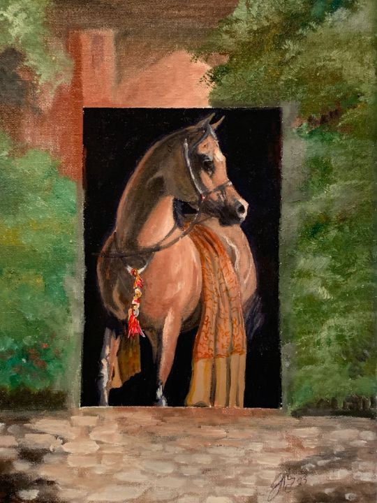 Amare - Art By Jennifer Thomas Spettigue - Paintings & Prints, Animals ...